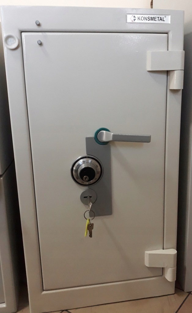 Sejf kasa pancerna II klasa 148 kg Konsmetal SG90 - 8883341002 - oficjalne archiwum Allegro