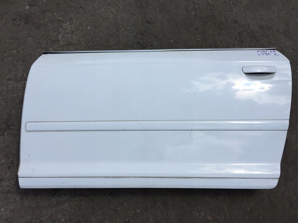 AUDI A3 8P 3D LIFT DRZWI LEWE PRZEDNIE PRZÓD LY9C - 13984537072 - oficjalne archiwum Allegro