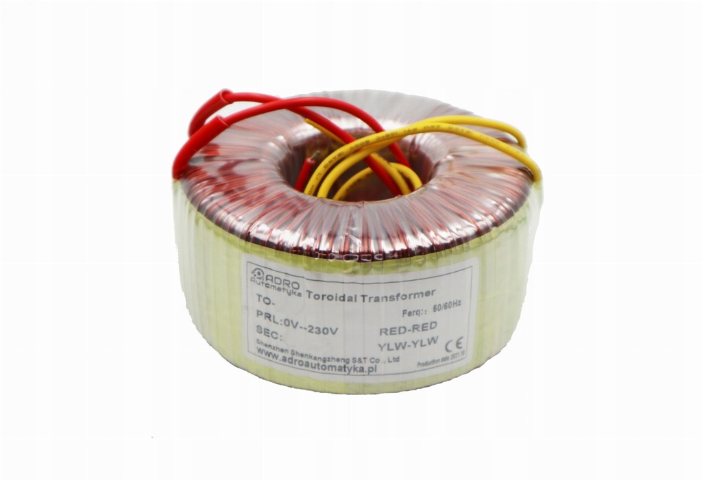 Transformator toroidalny 230V/52V 900VA - 11638363910 - oficjalne archiwum Allegro
