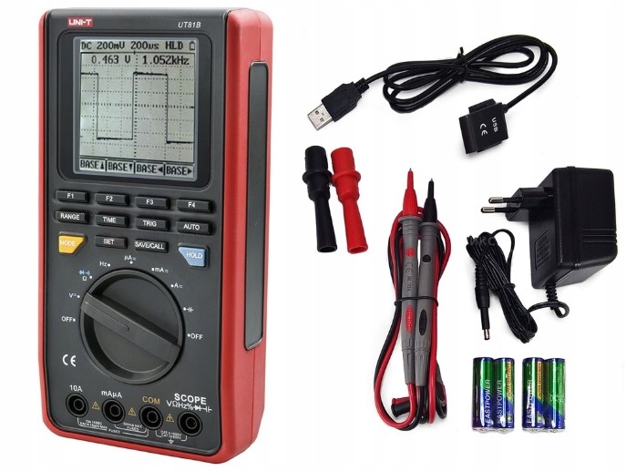 UNI-T UT81B Multimetr cyfrowy, miernik uniwersalny + oscyloskop od L01 - 17412840803 - oficjalne ...