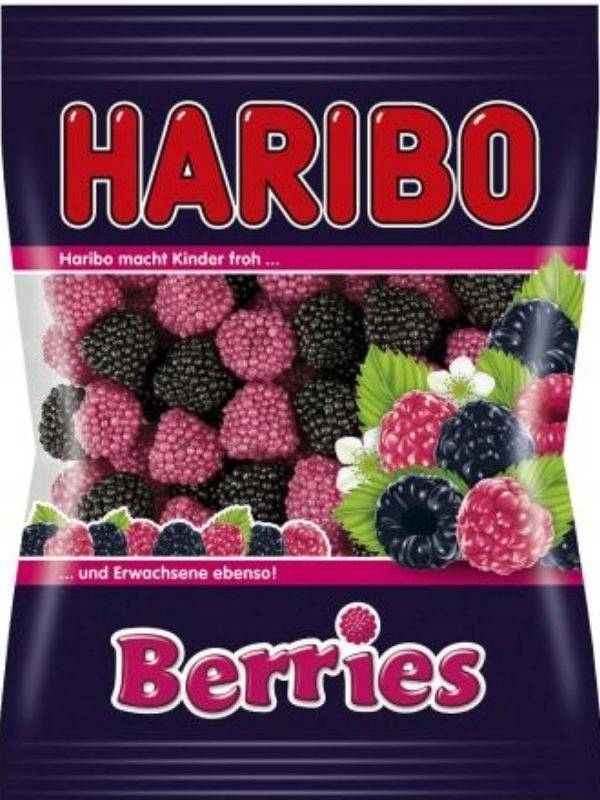 Haribo Żelki Malinki Owoce Leśne Chrupiące 200g - 11475087725 ...