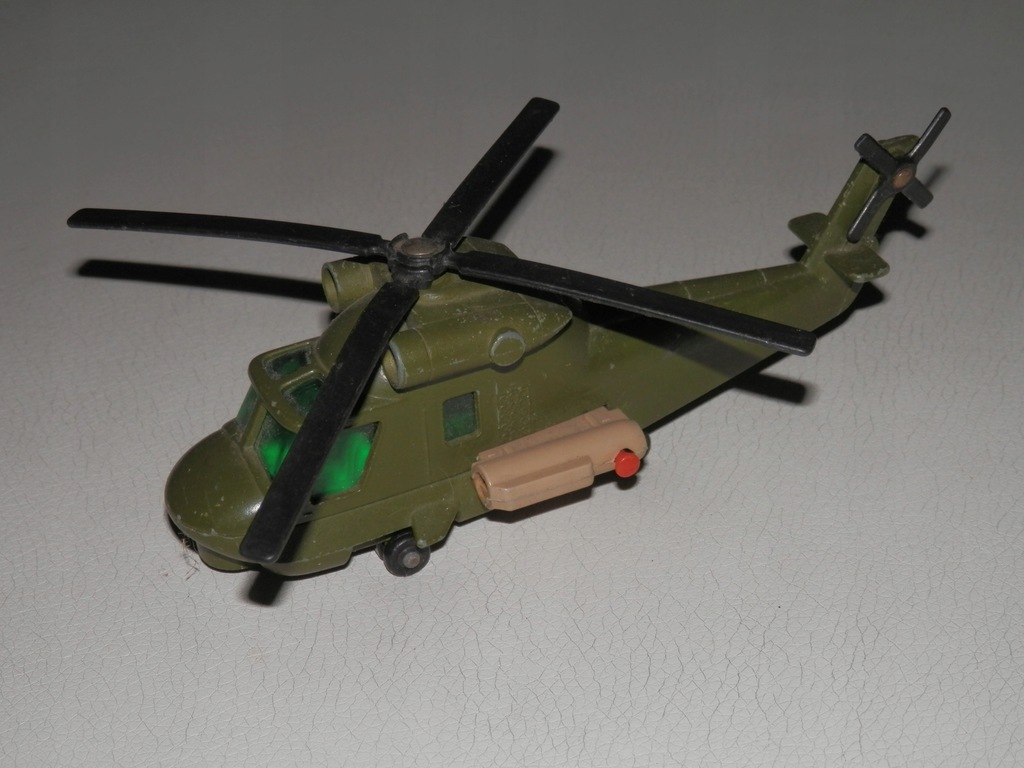 Helicopter Army 1978 Matchbox Battle Kings resorak model autko ...