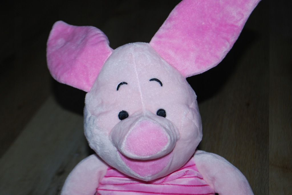 pluszak maskotka prosiaczek z Kubuś puchatek 40 cm - 11658145251 ...