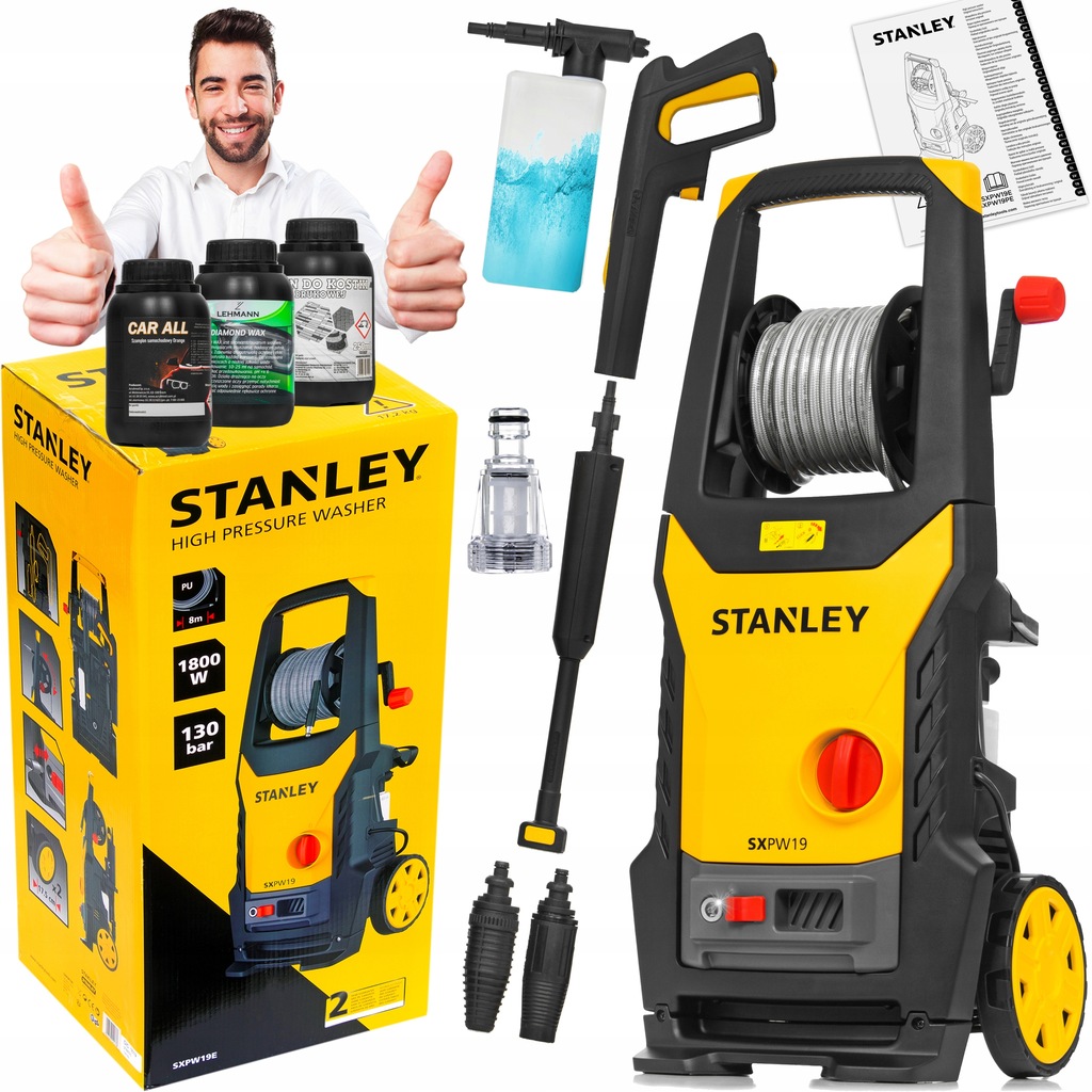 MYJKA CIŚNIENIOWA Stanley 200 bar ALUMINIOWA POMPA - 12619277016 - oficjalne archiwum Allegro