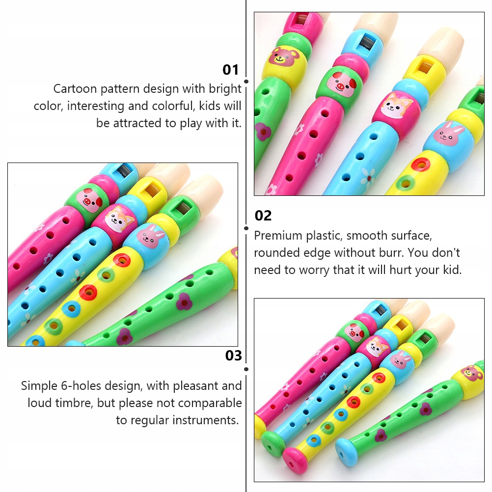 Flute Toy Plastic Flutes Small Recorders Children - 14253399263 ...