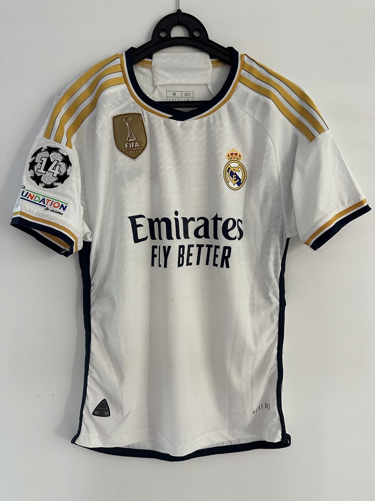 KOSZULKA REAL MADRYT MECZOWA/PLAYER VERSION 2023/2024 XL - 15188612648 - oficjalne archiwum Allegro