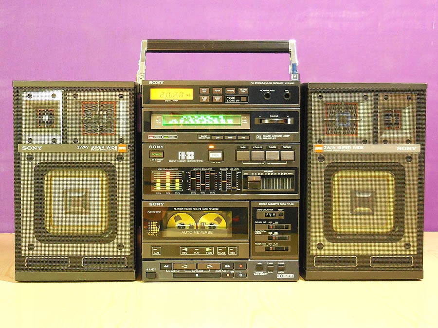 Radiomagnetofon wieża Sony FH-33 unikat - 8405698972 - oficjalne ...