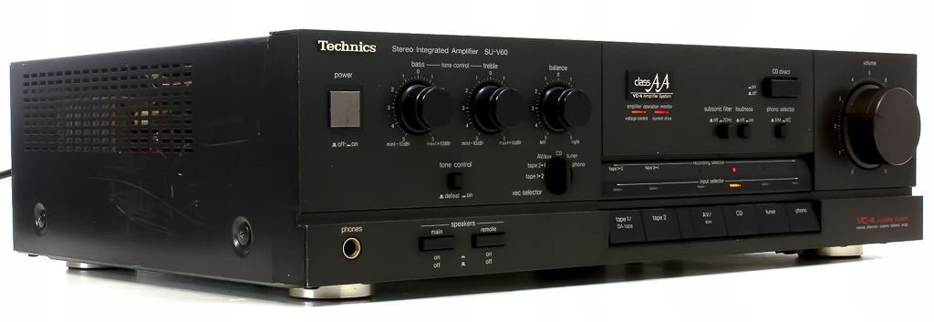 TECHNICS SU-V60 WZMACNIACZ STEREO DUŻA MOC 560W - 8714229100 ...