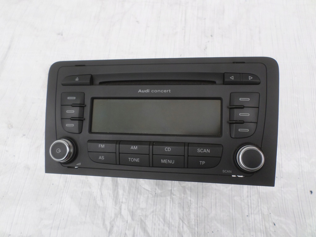 RADIO CD AUDI CONCERT AUDI A3 8P LIFT 8P0035186S - 12709639684 - oficjalne archiwum Allegro