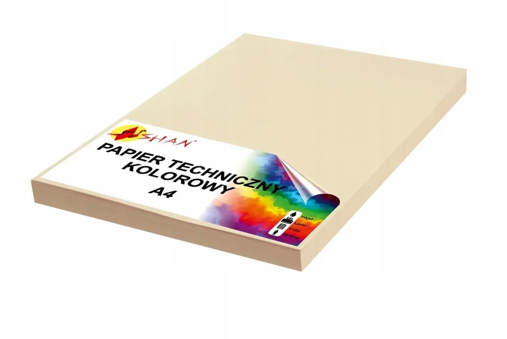 Papier techniczny A4 200g kremowy2 50 arkuszy - 12063984021 - oficjalne archiwum Allegro