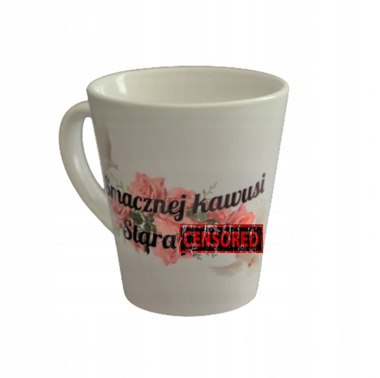 Kubek Sarnodzieło Smacznej kawusi stara... - 11213500428 - oficjalne archiwum Allegro