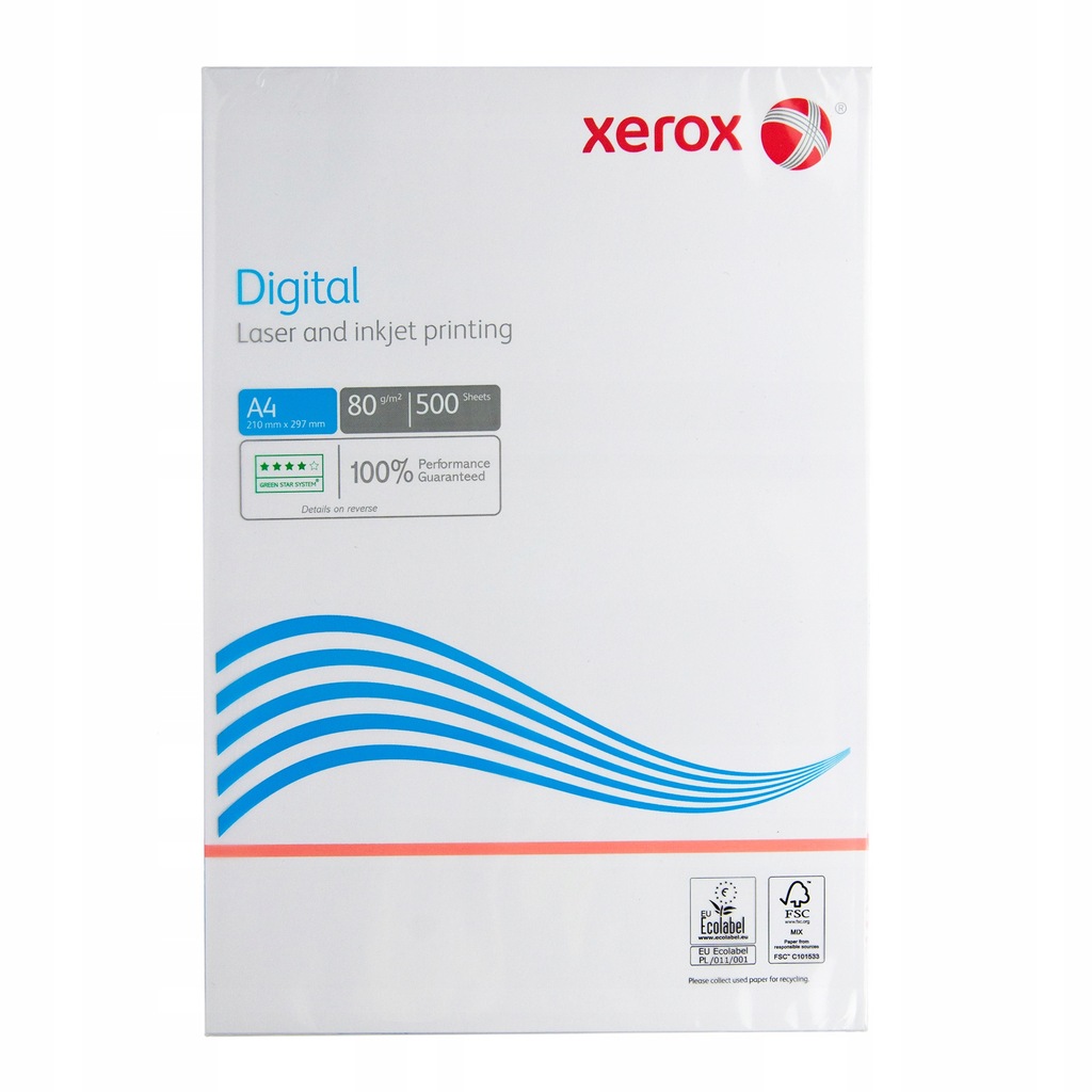 Xerox Digital Papier ksero do drukarki A4 ryza - 12332697793 - oficjalne archiwum Allegro
