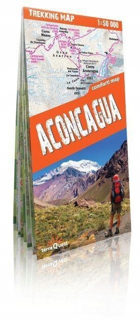 Trekking map Aconcagua 1:50 000 mapa - 14682637767 - oficjalne archiwum Allegro