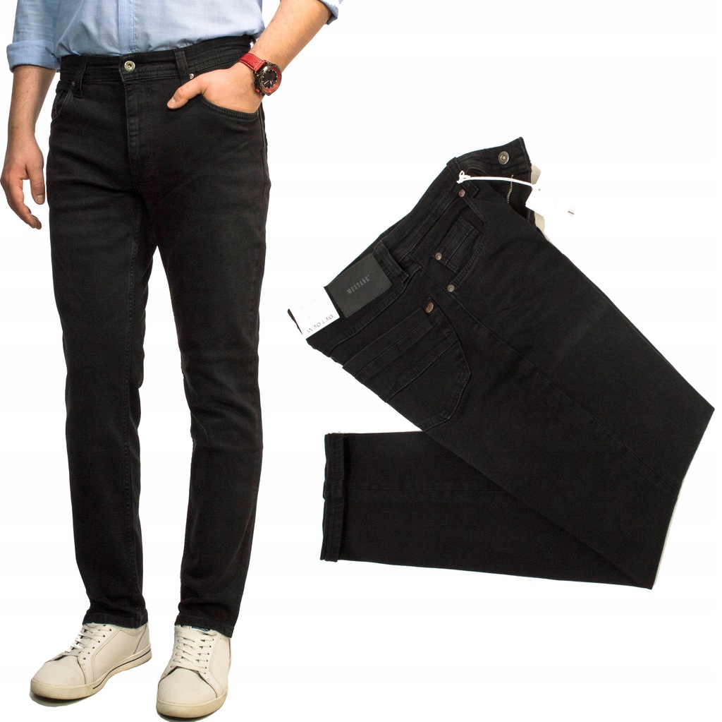 Mustang Washington Black 981 spodnie jeans W30 L30 - 13340621214 - oficjalne archiwum Allegro