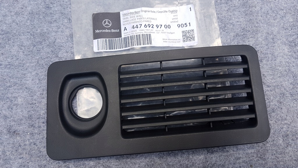 MERCEDES VITO 447 KRATKA ZAŚLEPKA WEWNĘTRZNA ORYG - 8413673390 ...