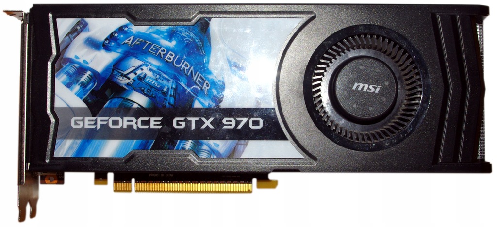 KARTA GRAFICZNA MSI GTX 970 4GB AFTERBURNER - 12760028824 - oficjalne ...