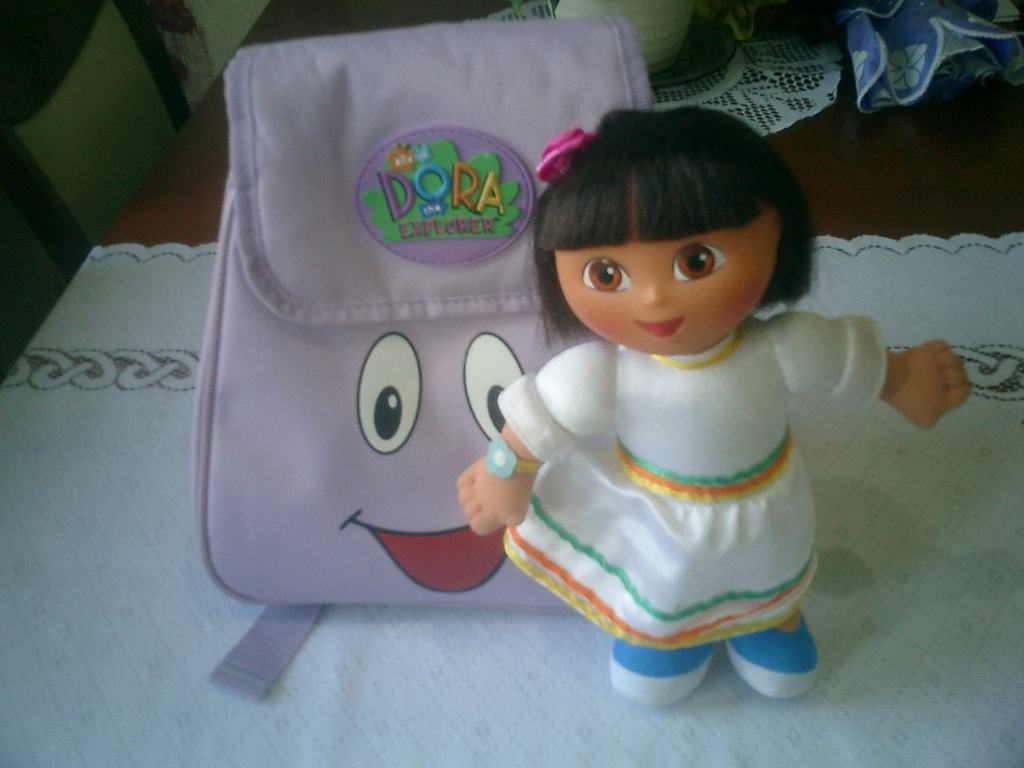 Dora Plecak lalka z bajki Dora Poznaje Swiat - 8435464490 - oficjalne ...