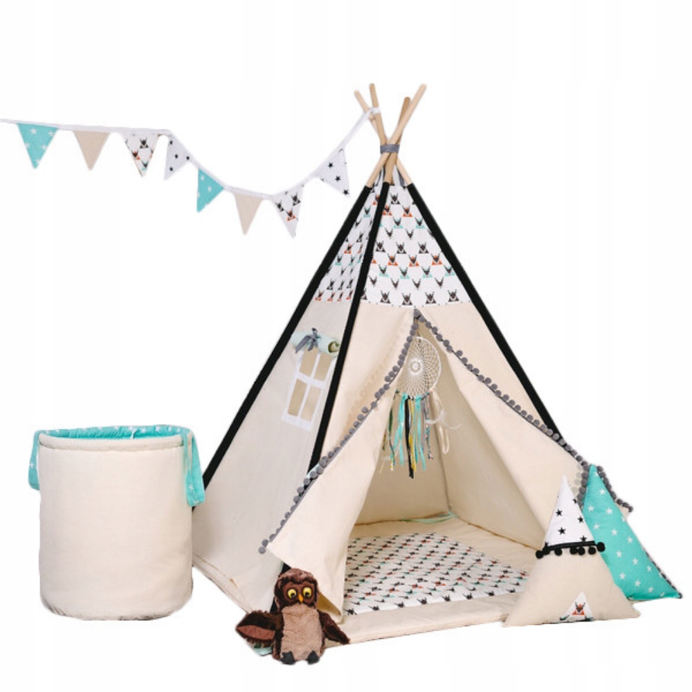 DOMEK TIPI do pokoju bawełniany WIGWAM +MATA - 9301123093 - oficjalne ...