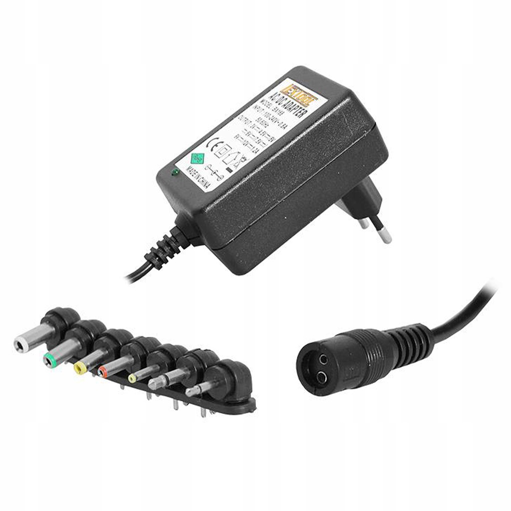 Zasilacz UNIWERSALNY 3V 4,5V 6V 7,5V 9V 12V 1.2A - 8701310258 - oficjalne archiwum Allegro