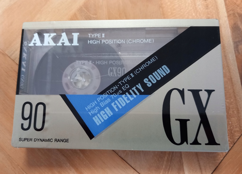 AKAI C-90GX Kaseta magnetofonowa - 13214995321 - oficjalne archiwum Allegro