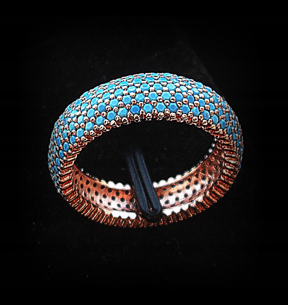 ANTYK LOOK OBRACZKA WYSADZANA TURKUSAMI - 15062809586 - oficjalne archiwum Allegro