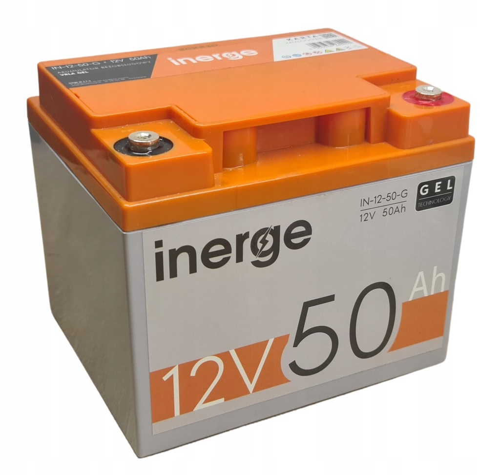 AKUMULATOR GEL 12V 50Ah VRLA ŻELOWY MOCNY i CIĘŻKI - 13126853936 - oficjalne archiwum Allegro