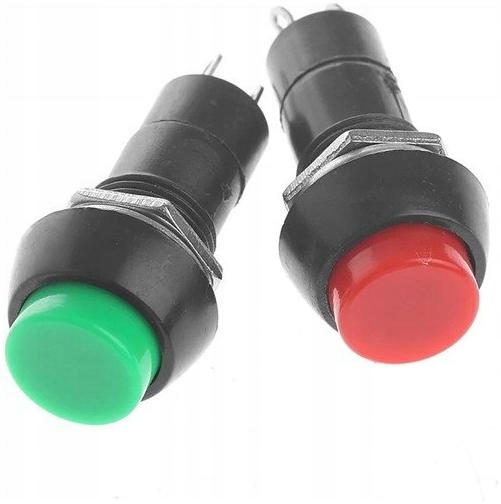 Przycisk PBS-11A 250V 3A bistabilny okrągły czarny - 12091776401 - oficjalne archiwum Allegro