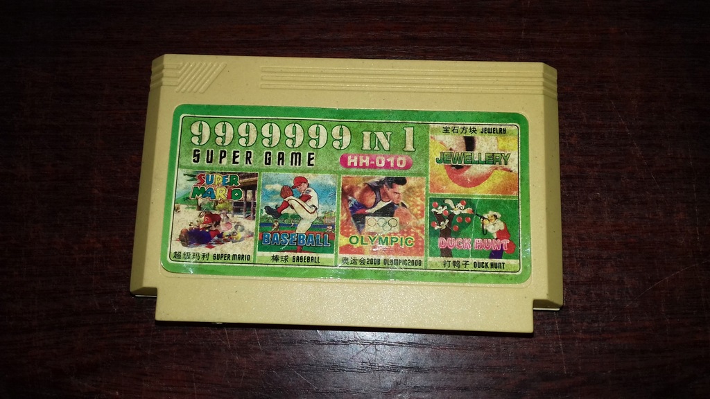 9999999 in 1 SUPER GAME - Klasyk Cartridge Pegasus - 14006146444 ...