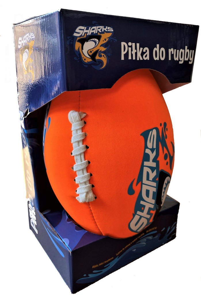 Piłka Do Rugby Sharks Wodoodporna na plażę - 11013628523 - oficjalne ...
