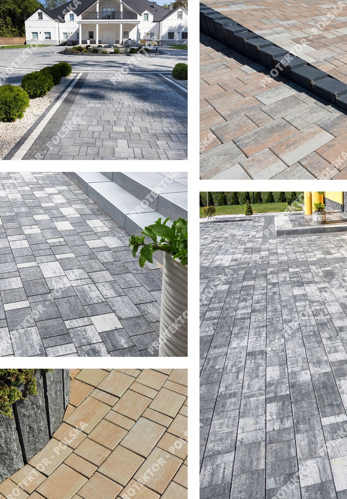 kostka betonowa BRUK-BET TETRA brukowa ogrodowa - 12757307612 - oficjalne archiwum Allegro