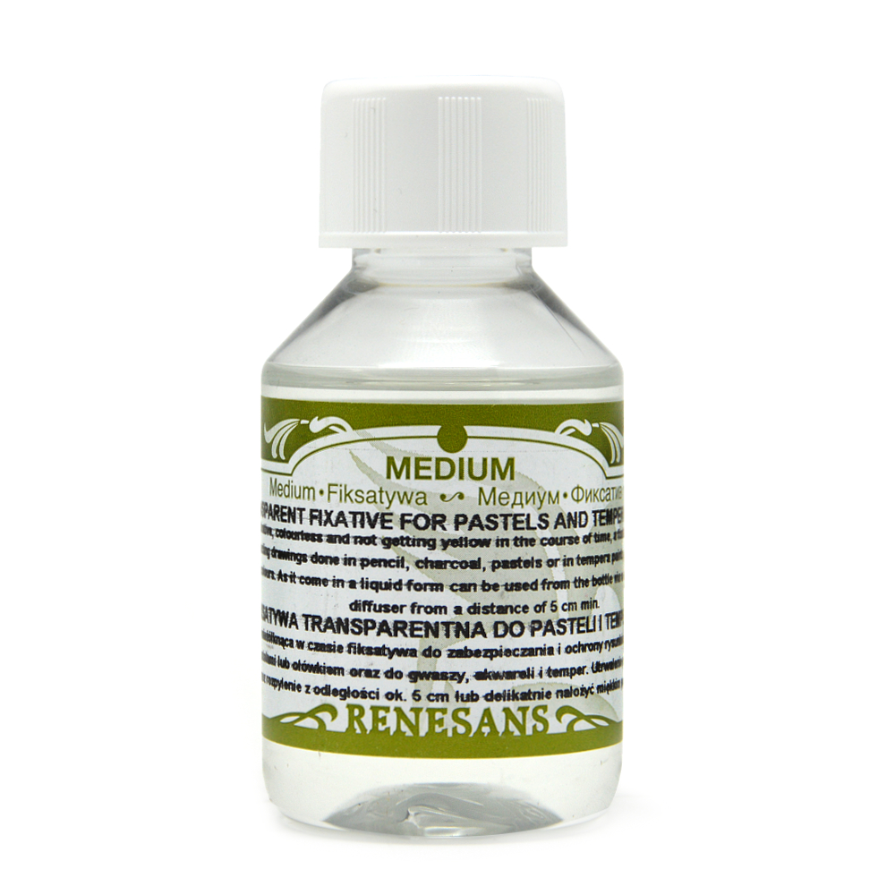 Fiksatywa transparentna do pasteli i temper 100ml - 6870368640 ...
