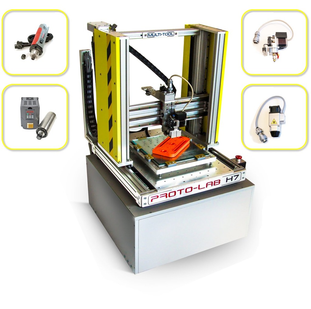 PROTOLAB H7 FREZARKA CNC PLOTER DRUKARKA 3D LASER - 7866130607 ...