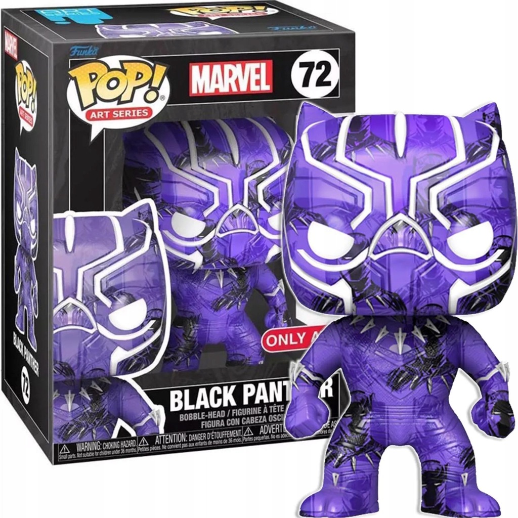 FUNKO POP! MARVEL CZARNA PANTERA FIGURKA 72 68251 - 14029412584 ...