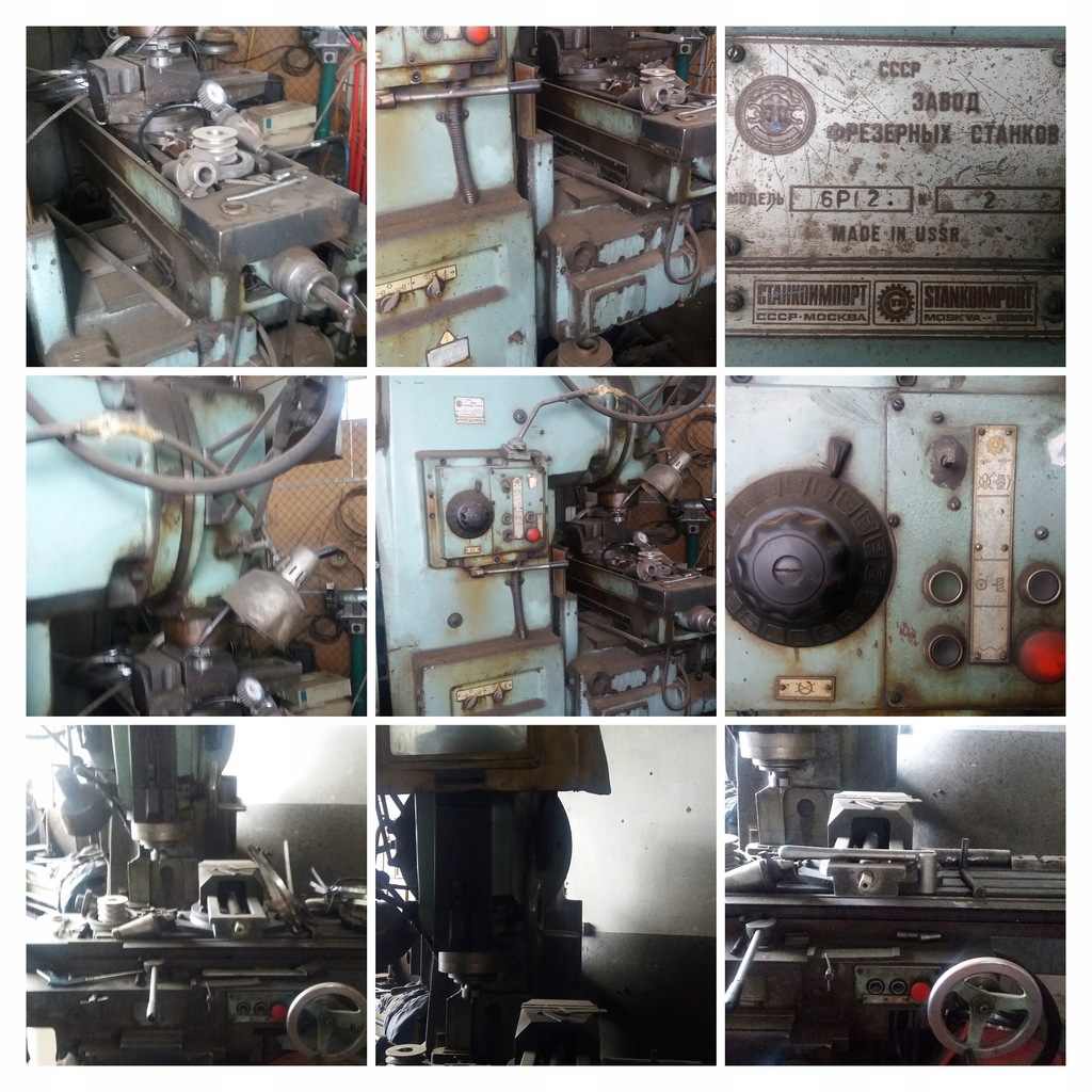 Frezarka do metalu uniwersalna Stankoimport 6P12-2 - 8369720755 ...