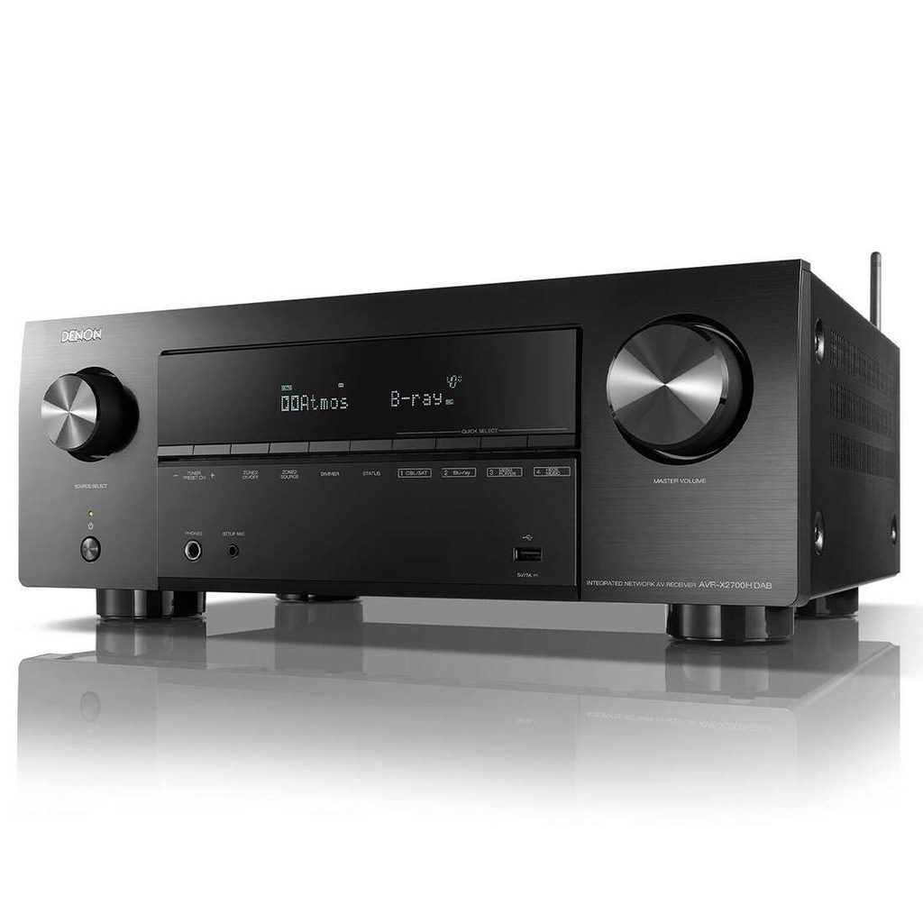 Amplituner DENON AVR-X2700H DAB Czarny Pilot - 12487776450 - oficjalne ...