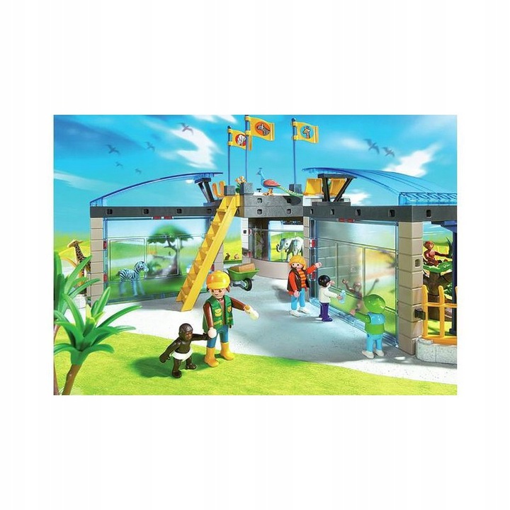 PLAYMOBIL 4093 Ogromne Zoo słoń żyrafa pandy - 9123682642 - oficjalne ...