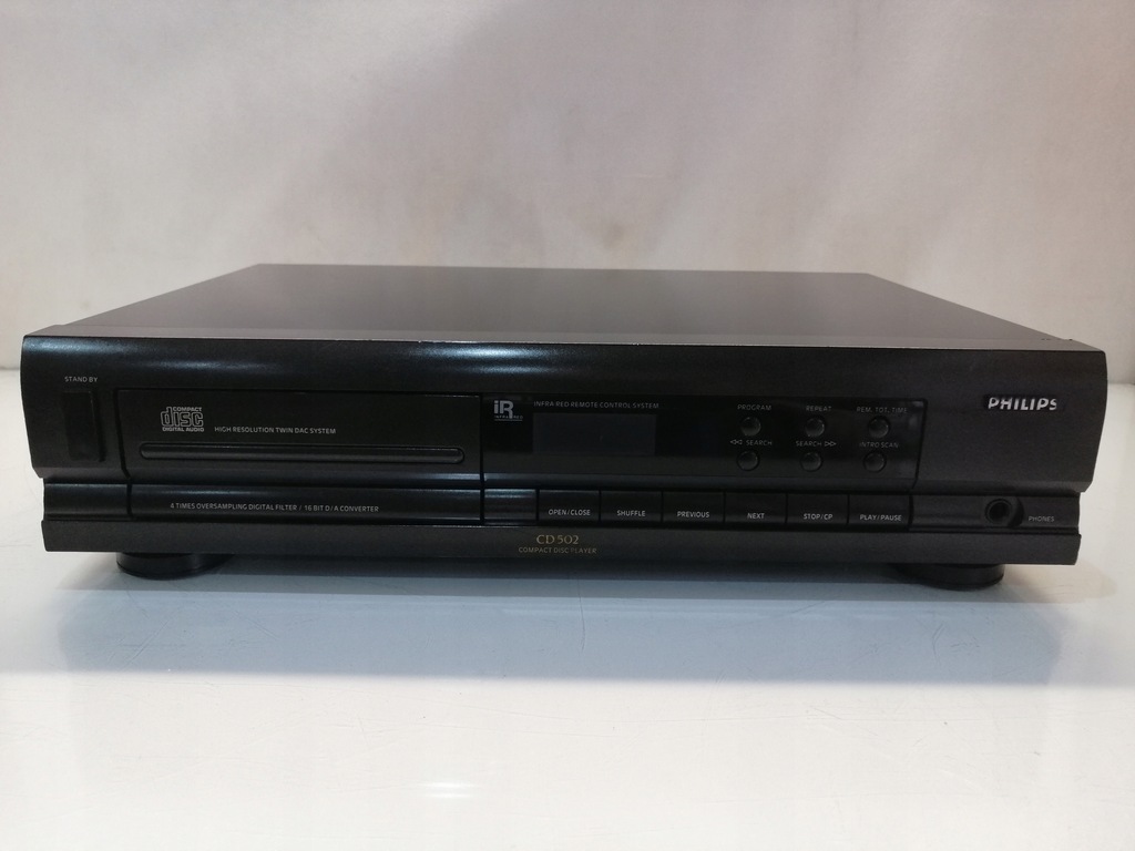 ODTWARZACZ CD PHILIPS CD 502 - 11124990821 - oficjalne archiwum Allegro