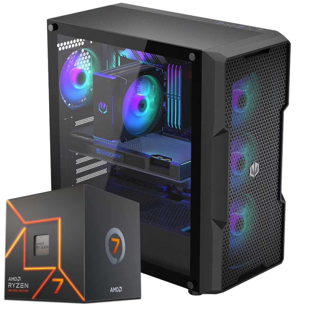 KOMPUTER GAMINGOWY RYZEN 7 7700 RTX 4070 SUPER 32GB DDR5 2TB M2 ...
