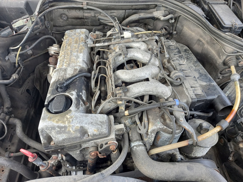 SILNIK 2.5D OM602 MERCEDES W124 KOMPLETNY ODPALONY - 14133043604 ...