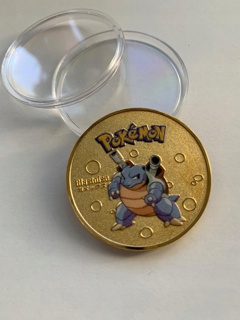 Pokemon TCG Blastoise coin moneta żeton - 12000979446 - oficjalne ...