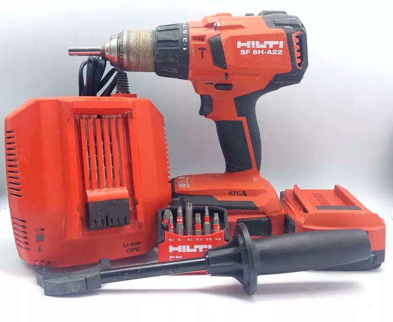 WKRĘTARKA HILTI SF 6 A22 + 2 BATERIE + ŁADOWARKA - 13183458397 - oficjalne archiwum Allegro