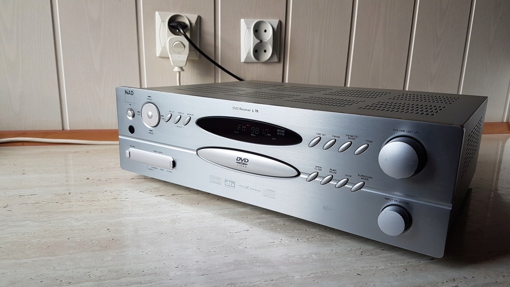 NAD L70 Audiofilski amplituner 5.1 5x60W z CD/DVD - 9231188764 ...