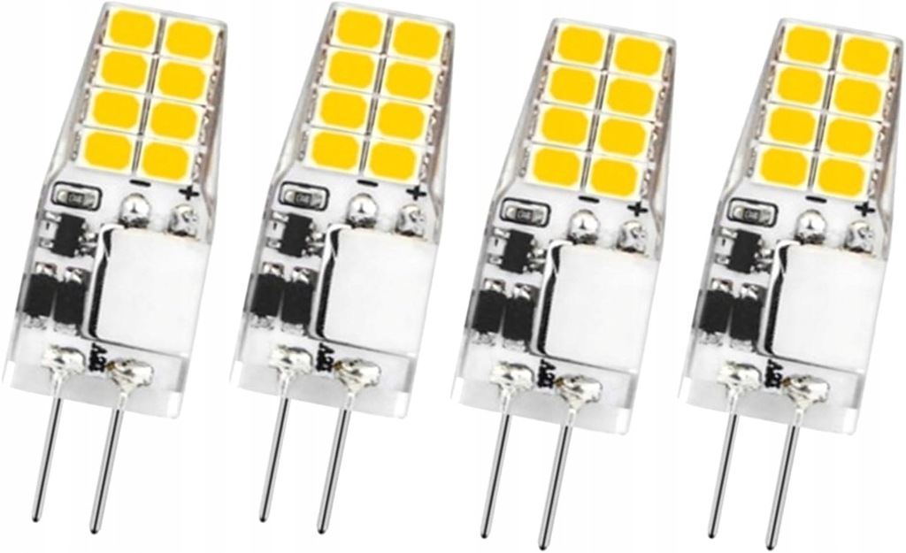 Żarówka LED G4 3W AC/DC 12V 30W Odpowiednik żarówki halogenowej T3 12 sztuk - 15188466273 ...