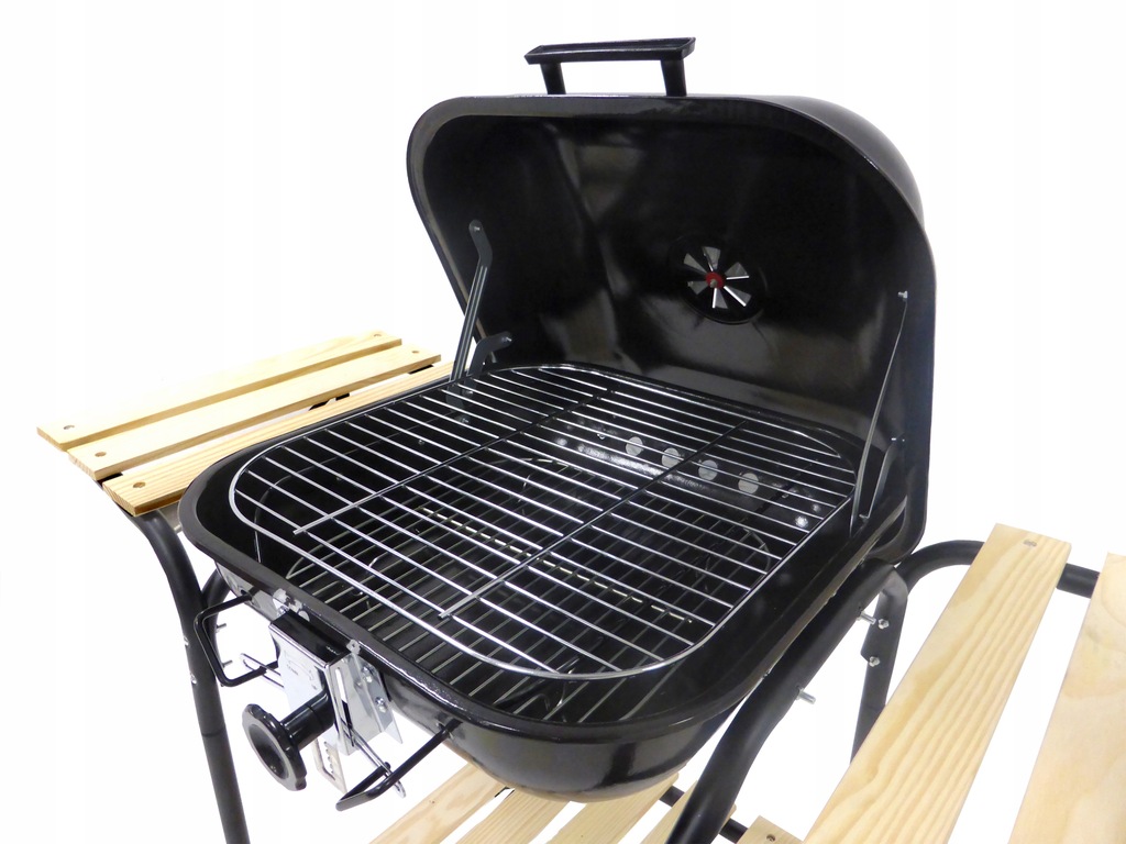 DUŻY GRIL GRILL OGRODOWY Z POKRYWĄ 3 PÓŁKI - 7784928965 - oficjalne ...