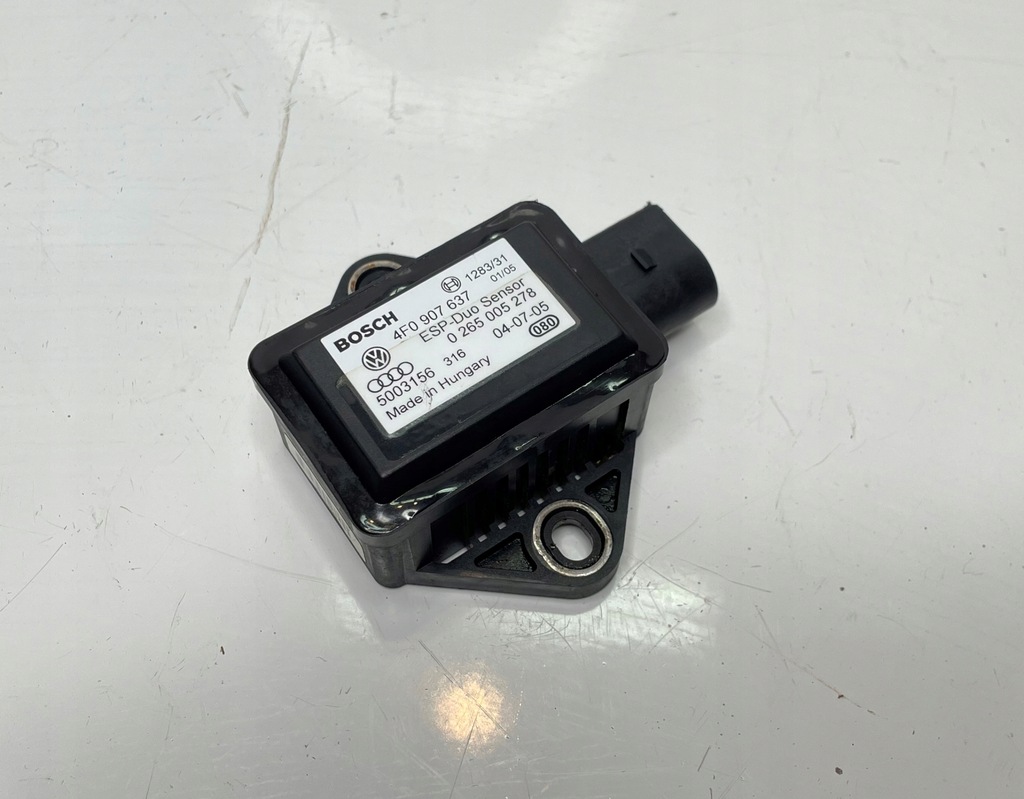 MODUŁ STEROWNIK SENSOR ESP AUDI A6 C6 4F0907637 - 13995823076 ...
