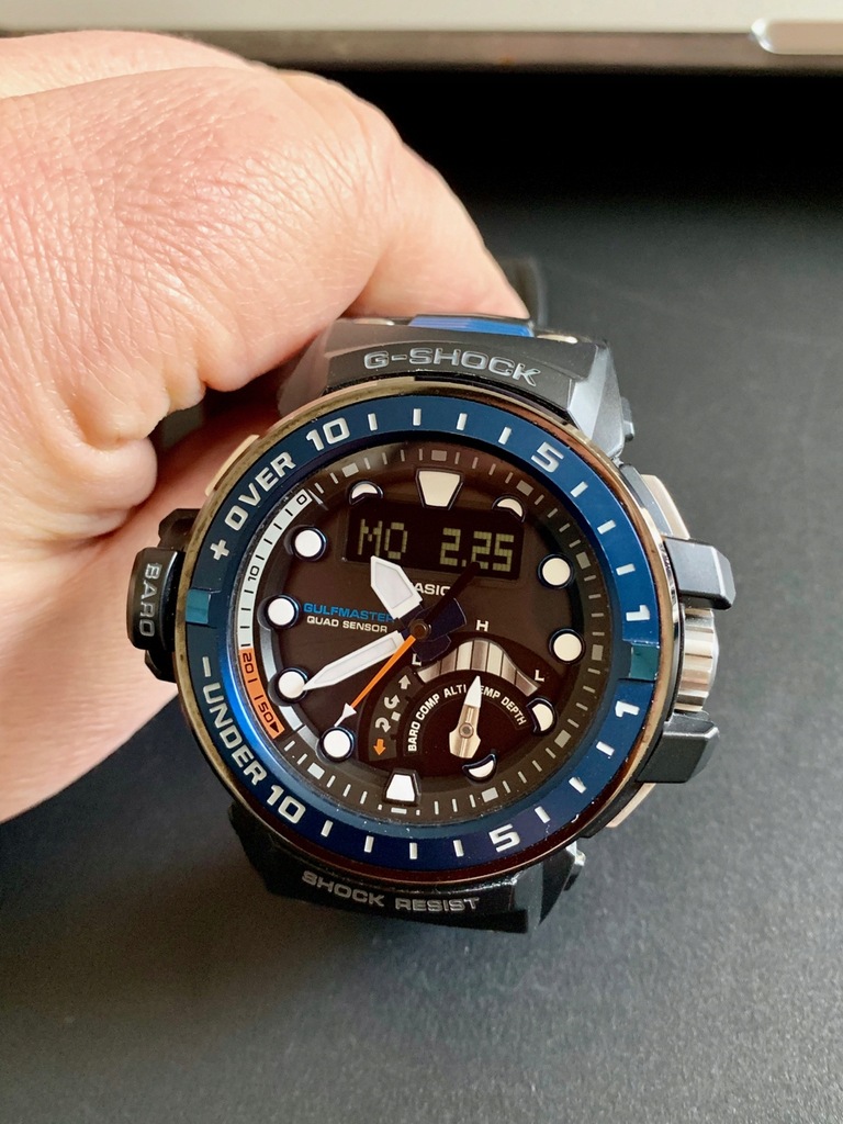 Casio G-shock GWN Q1000 1AER, Gulfmaster - 7866142655 - oficjalne ...