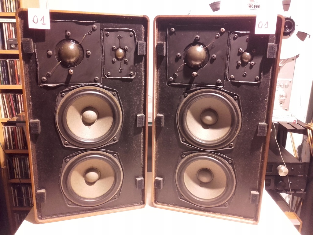 Kolumny BRAUN L715.Naturalna okleina. - 8645559131 - oficjalne archiwum Allegro