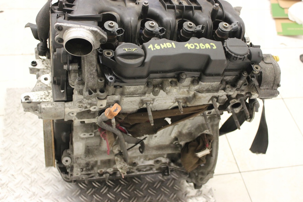 SILNIK +POMPA +WTRYSKI CITROEN PEUGEOT 1.6 HDI 9HZ - 13223152052 - oficjalne archiwum Allegro