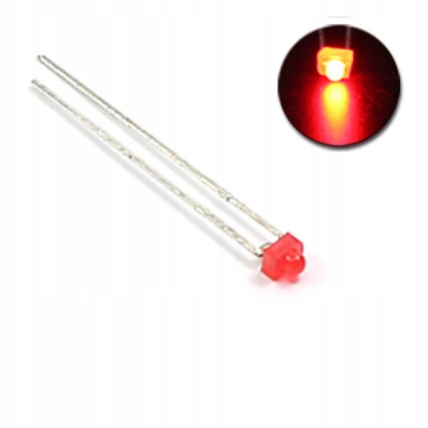 mocna mini Dioda LED 1.8mm 12v - CZERWONA - 13526268644 - oficjalne ...