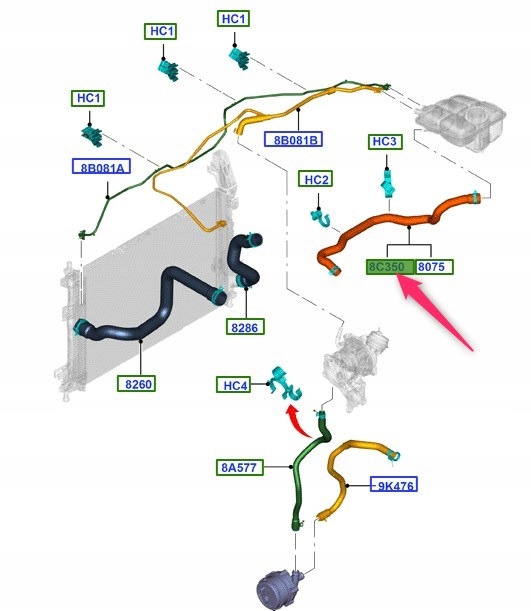 Rura wodna Ford - 13169431413 - oficjalne archiwum Allegro